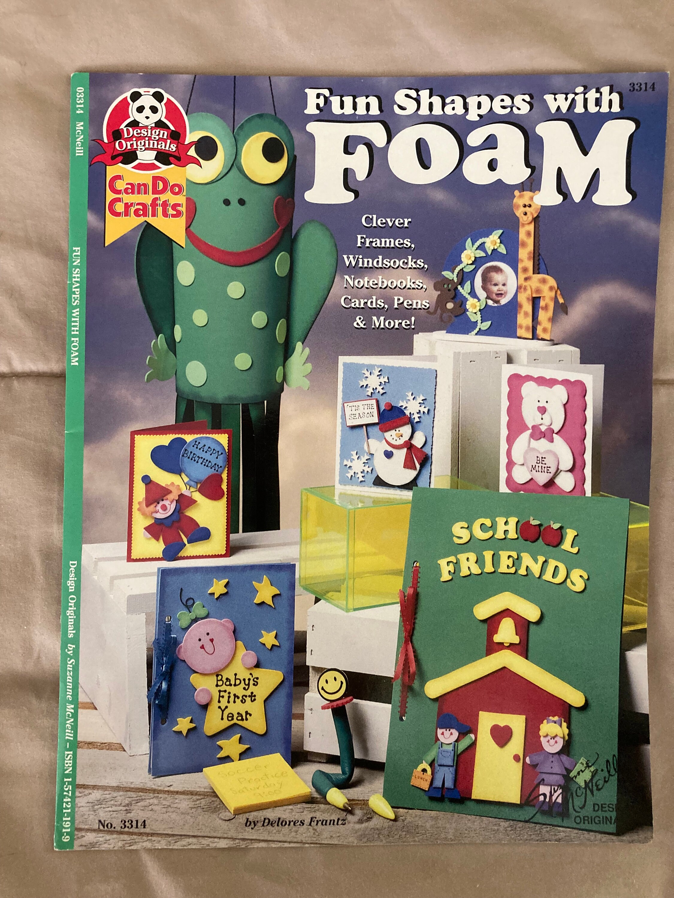 2 Kids Craft Pattern Leaflets - Fun Shapes With Foam and Nicolcrafts - Etsy