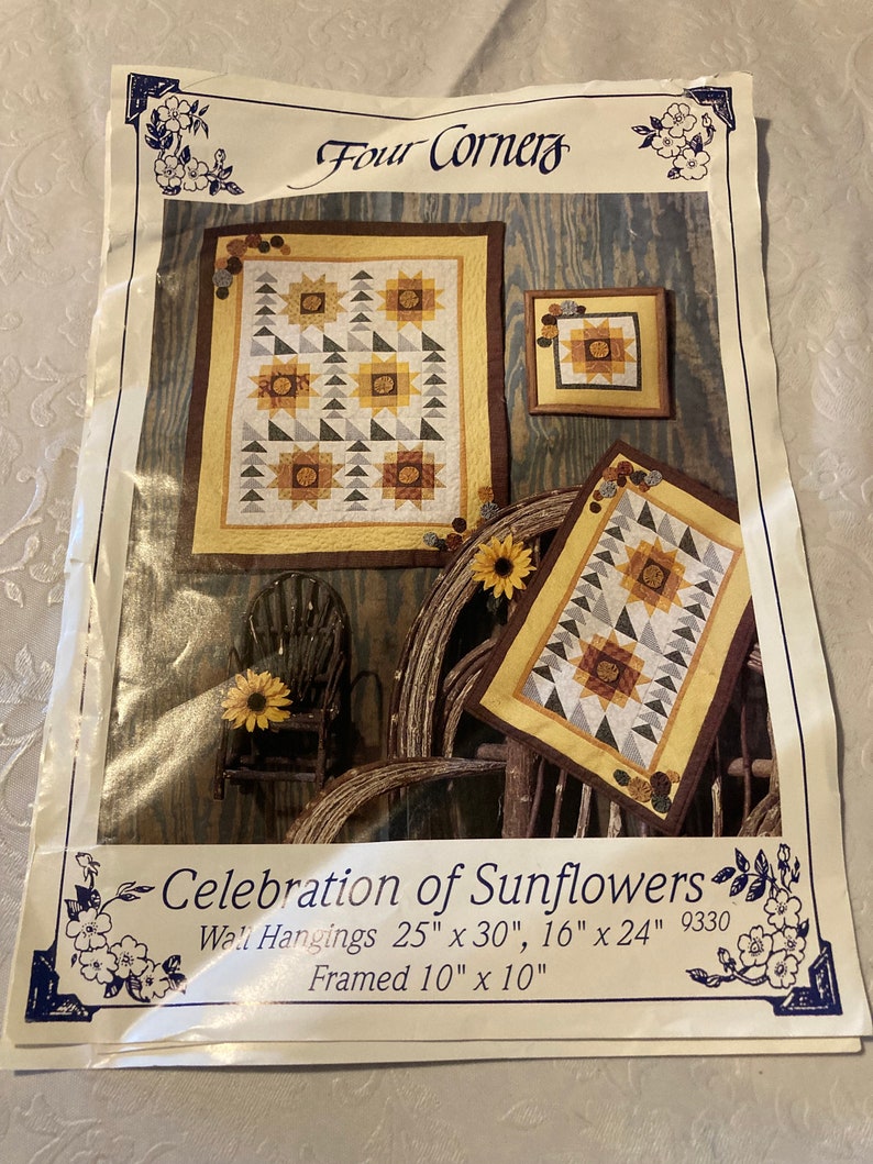 Celebration of Sunflowers Quilt Pattern - Etsy