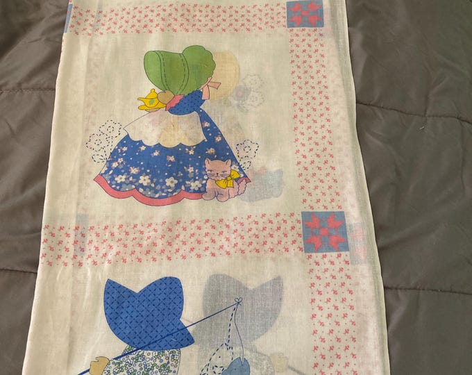 Fabric Cheater Panel - Sunbonnet Sue and Sam - Etsy