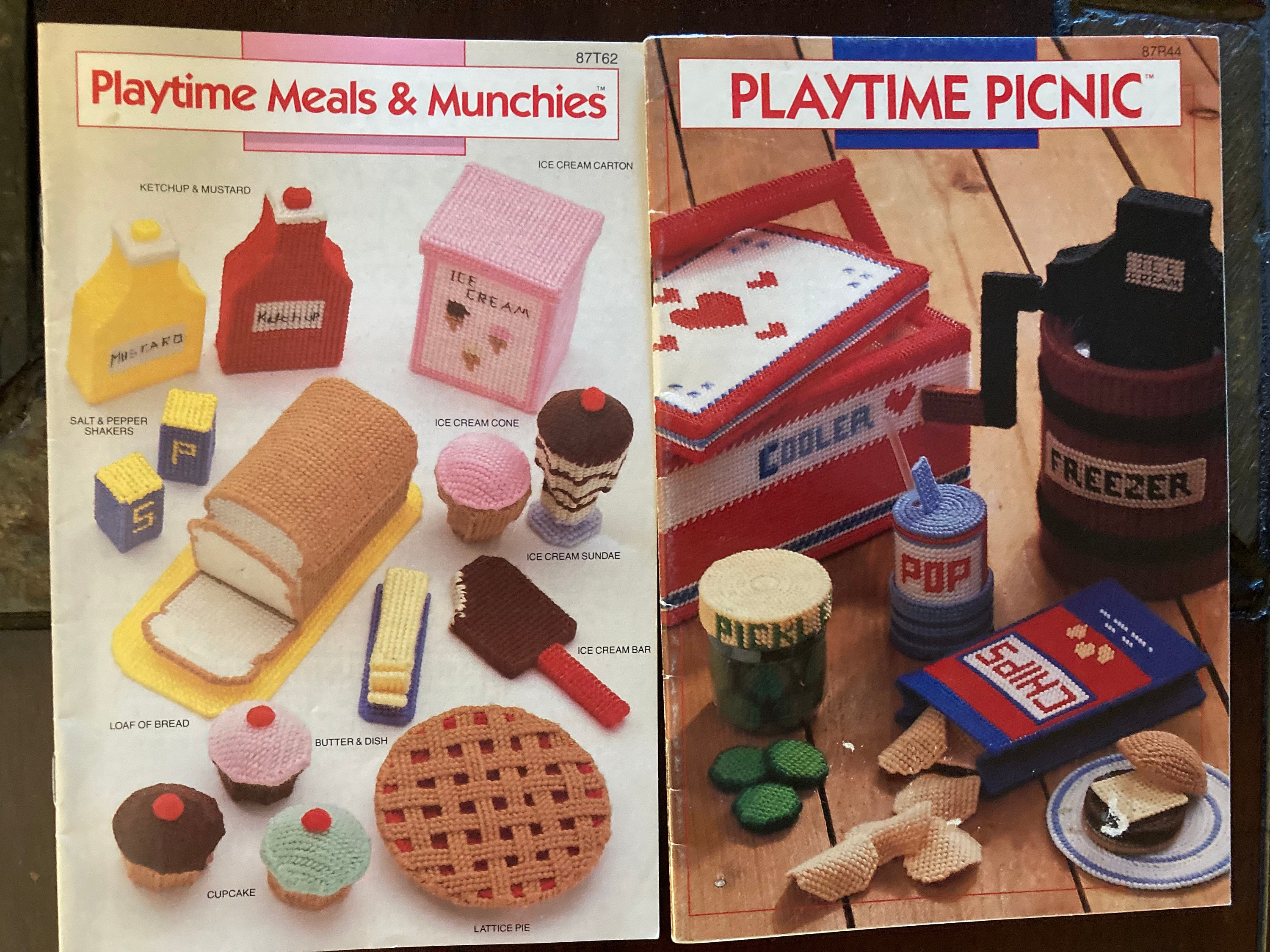 Plastic Canvas Playtime Picnic and Playtime Meals and Munchies Patterns ...