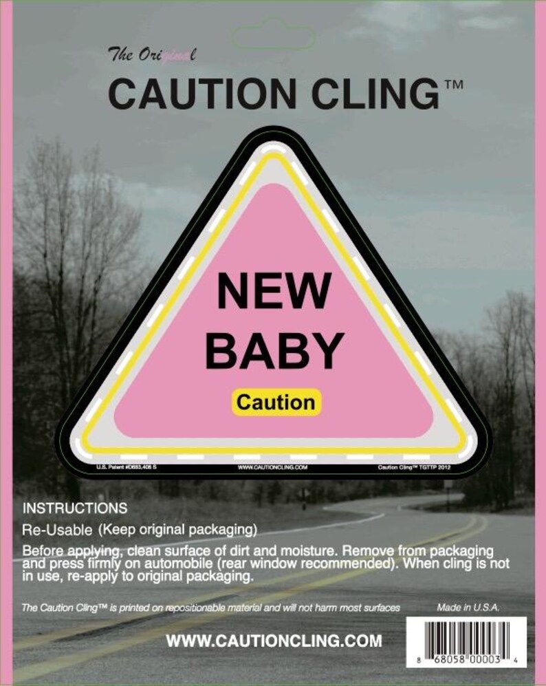 Caution Cling - Etsy