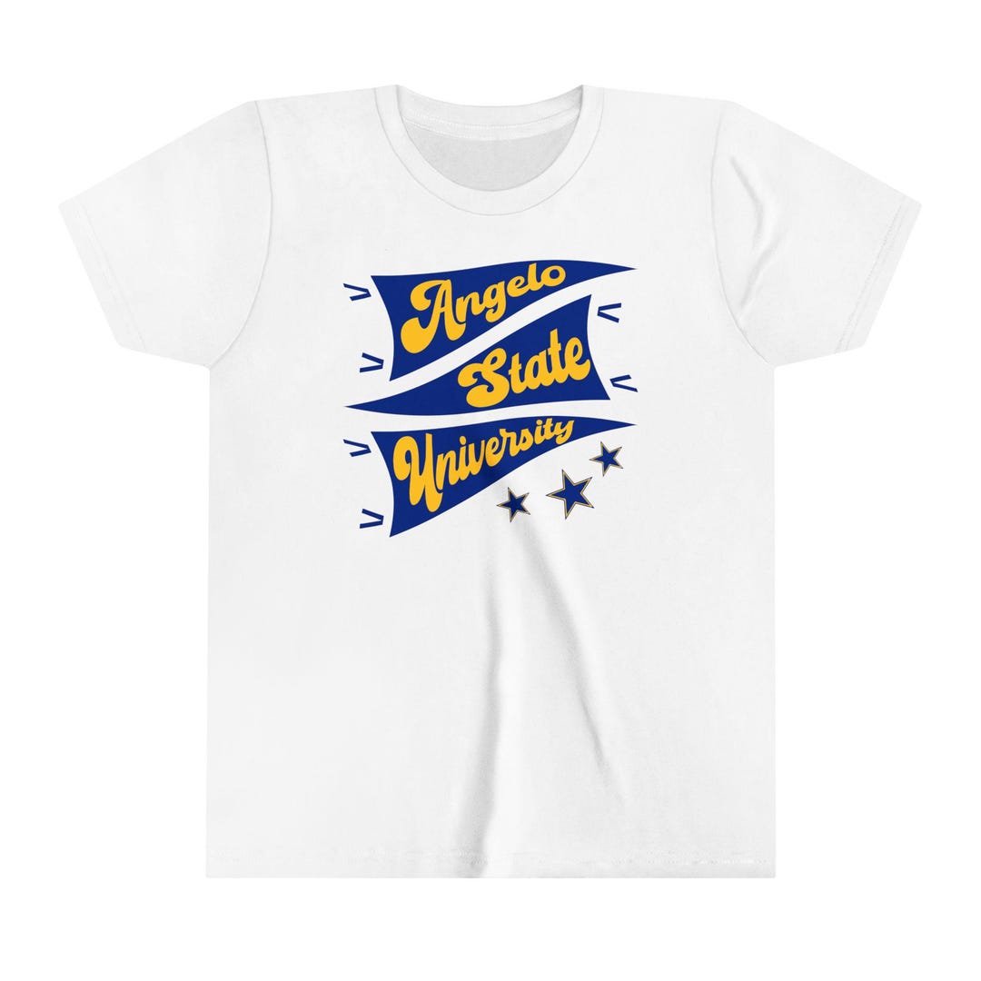 Angelo State Banner Youth Jersey Shirt - Etsy