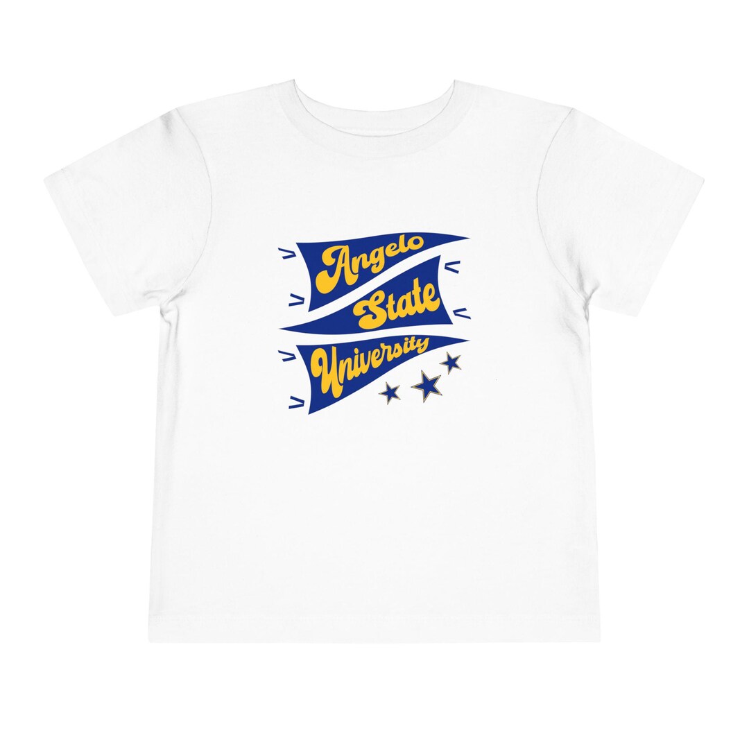 Angelo State Banner Toddler Jersey Shirt - Etsy