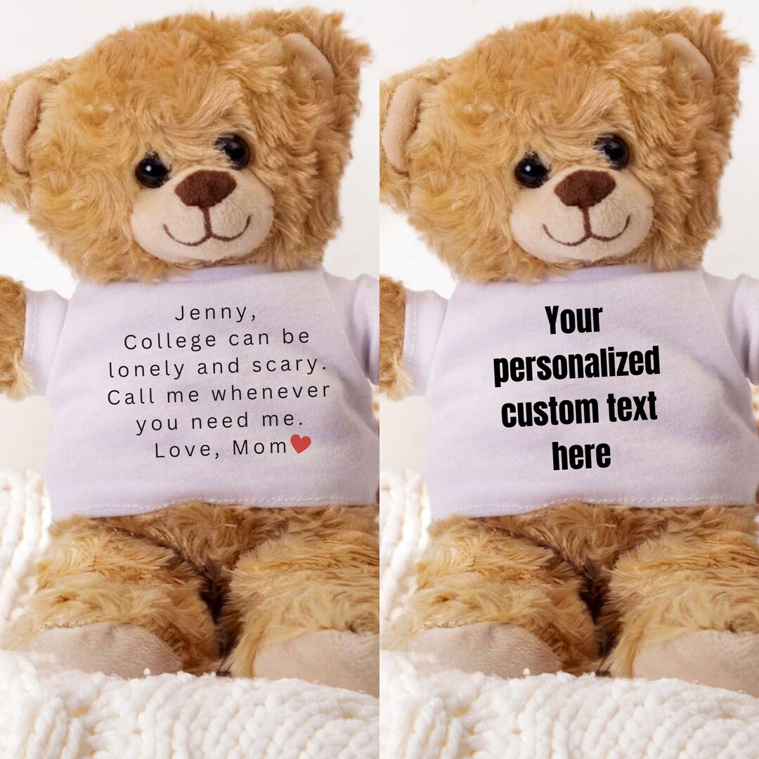 Custom Teddy Bear Memory Bear Personalized Bear Graduation Bear Will ...