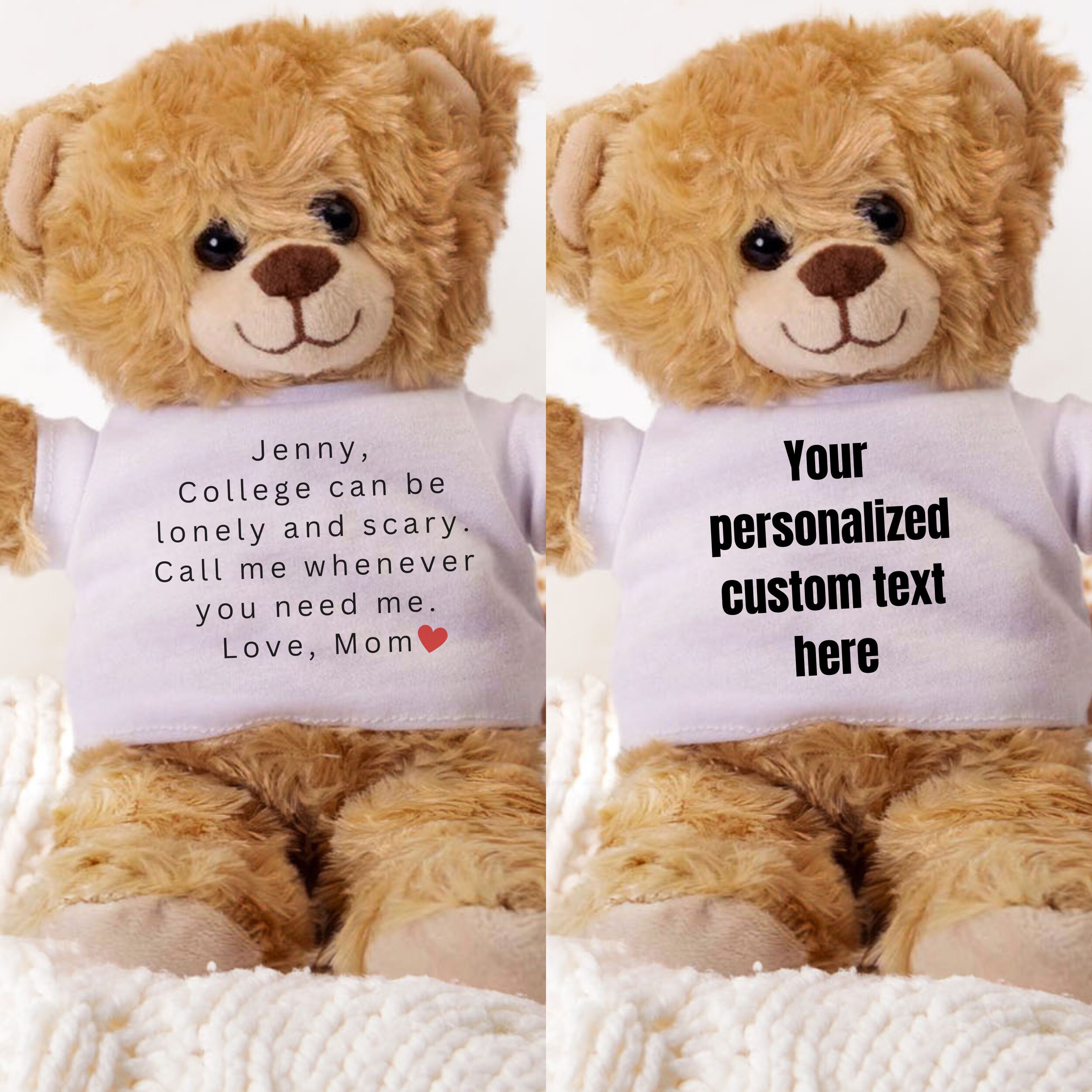 Custom Teddy Bear Memory Bear Personalized Bear Graduation Bear Will ...