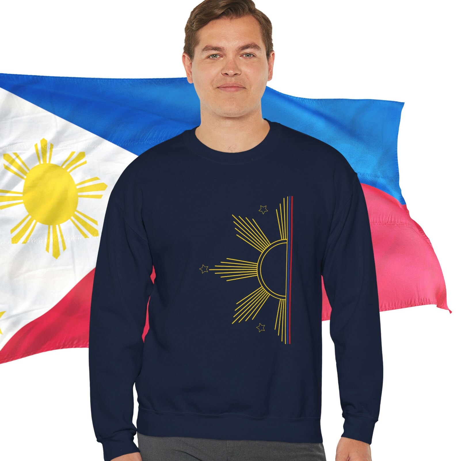 Filipino Sweatshirt Filipino Shirt Philippines Travel Shirt Pinoy Pride ...