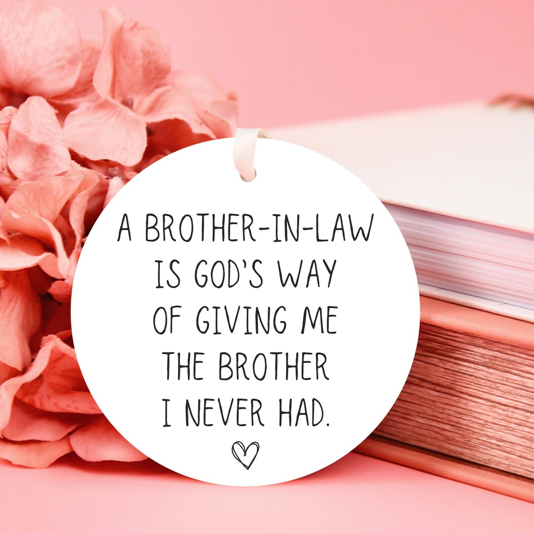 Brother in Law Gift Brother in Law Ornament Gift From Bride - Etsy