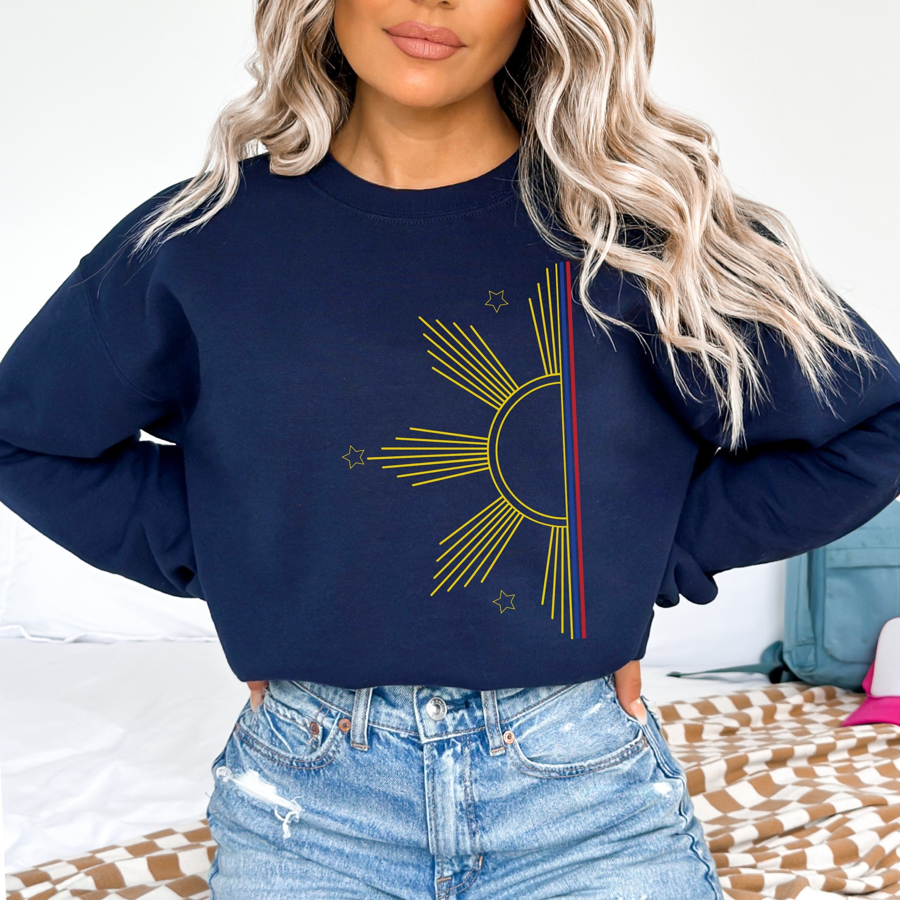 Filipino Sweatshirt Filipino Shirt Philippines Travel Shirt Pinoy Pride ...