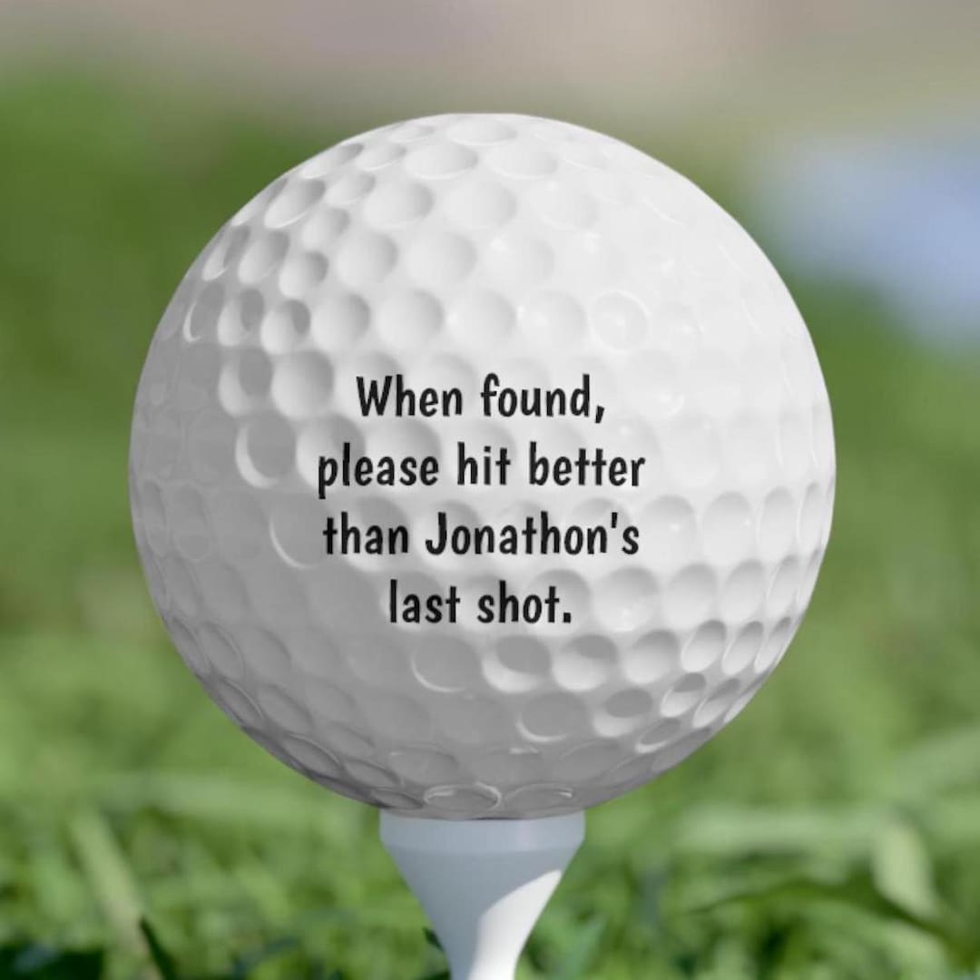 Funny Custom Golf Balls, Personalized Christmas Gifts for Dad Boyfriend ...