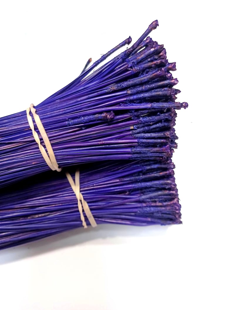 Crystal Violet (purple) Glycerin Treated North Carolina Long Leaf Dyed ...