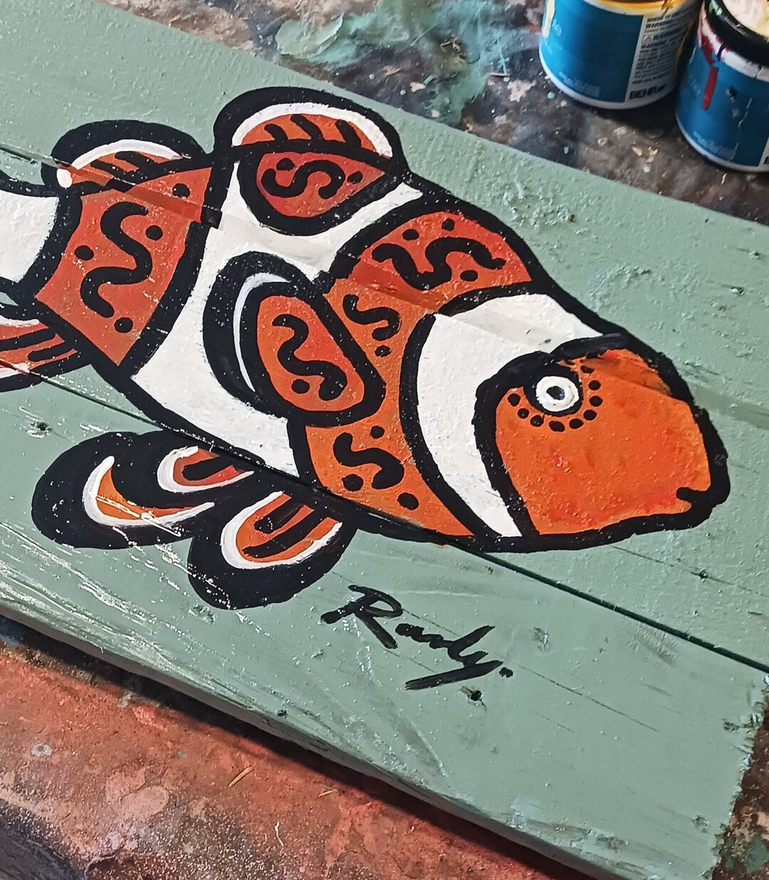 Splish Splash Collection Clown Fish by Randy - Etsy
