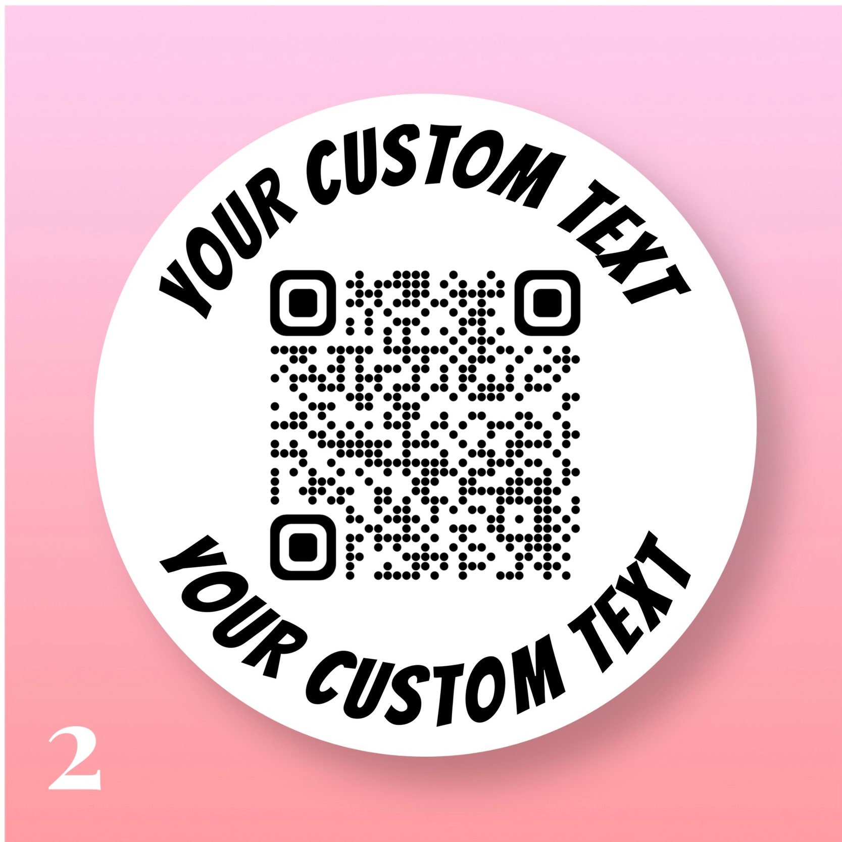 Custom QR Code Packaging Sticker Custom Text Stickers - Etsy