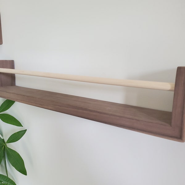 Small Walnut Bookshelve - Etsy