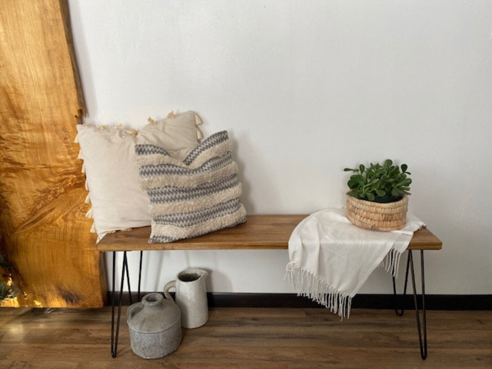 Bench Rustic Bench Farmhouse Bench Entryway Bench Modern | Etsy