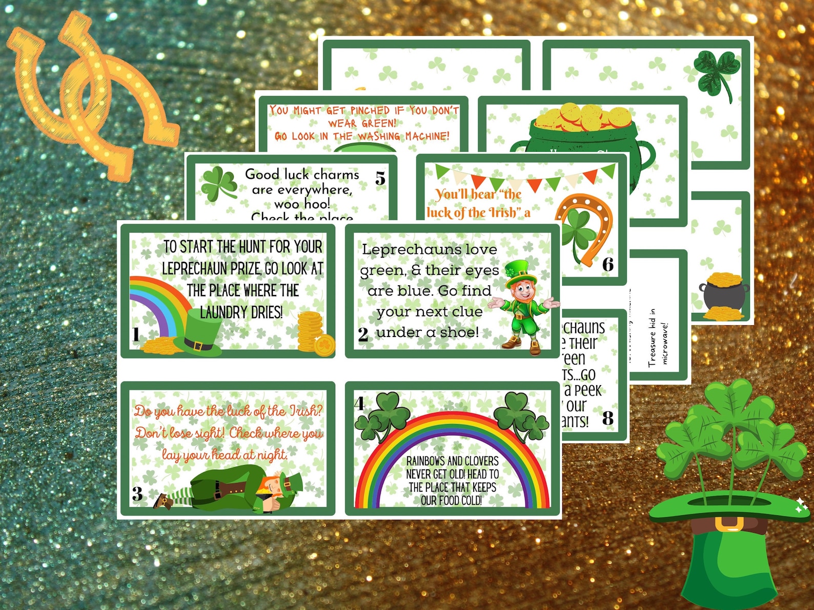 St. Patrick’s Day Scavenger Hunt for Kids Printable • Kids Treasure ...