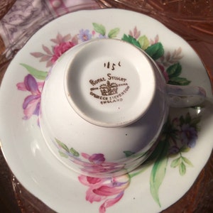 Pretty in Pink Royal Stuart Teacup and Saucer - Etsy Singapore