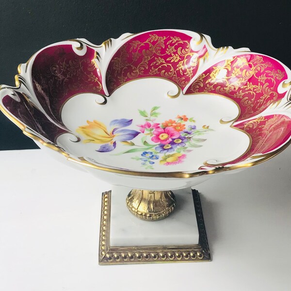 Porcelain Compote - Etsy