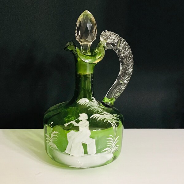 Mary Gregory Glass - Etsy