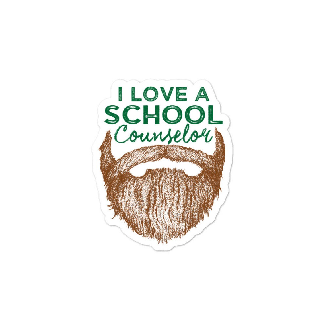 I Love A School Counselor Vinyl Sticker Counseling - Etsy
