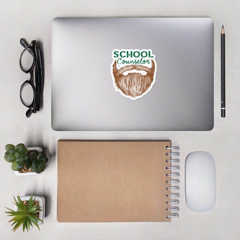 MANLY SCHOOL COUNSELOR Sticker Bearded School Counselor - Etsy