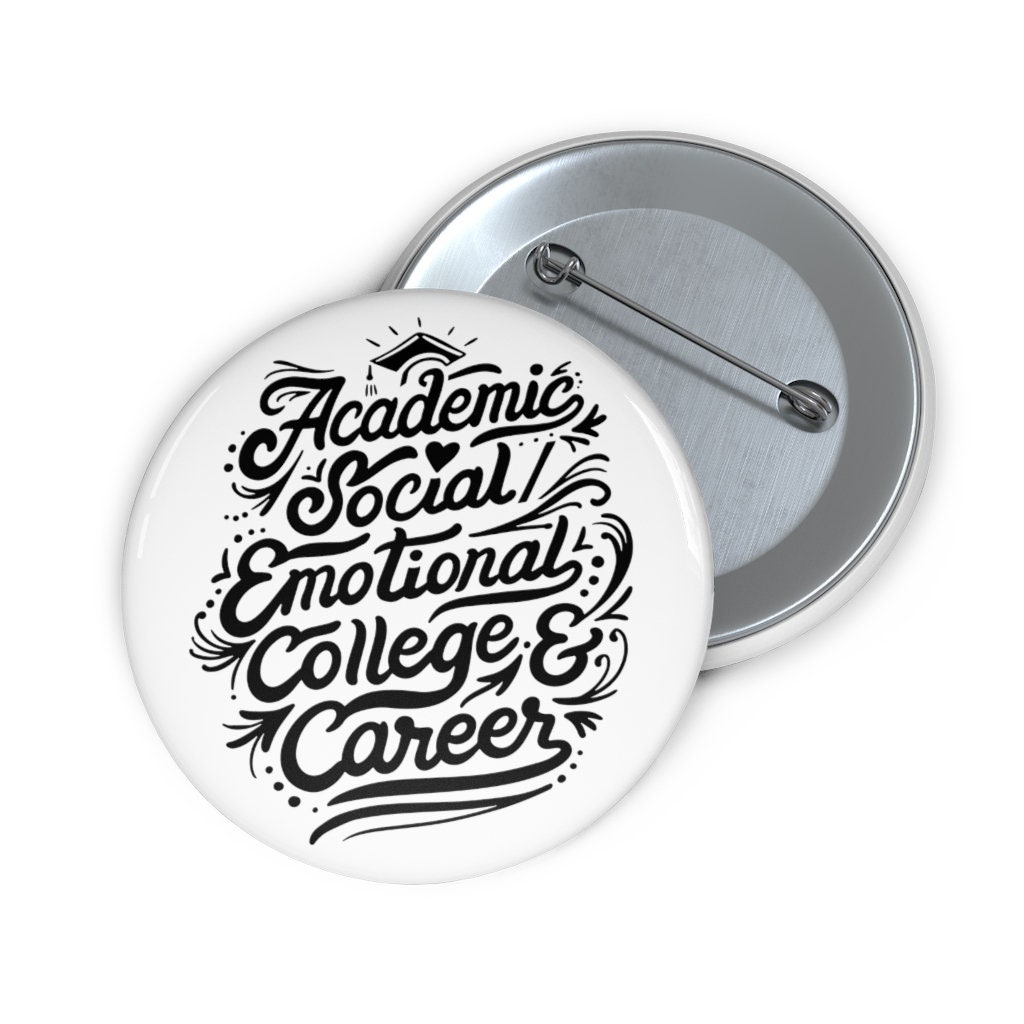 SCHOOL COUNSELOR 3 Domains Counselor Button Counselor SWAG | Etsy