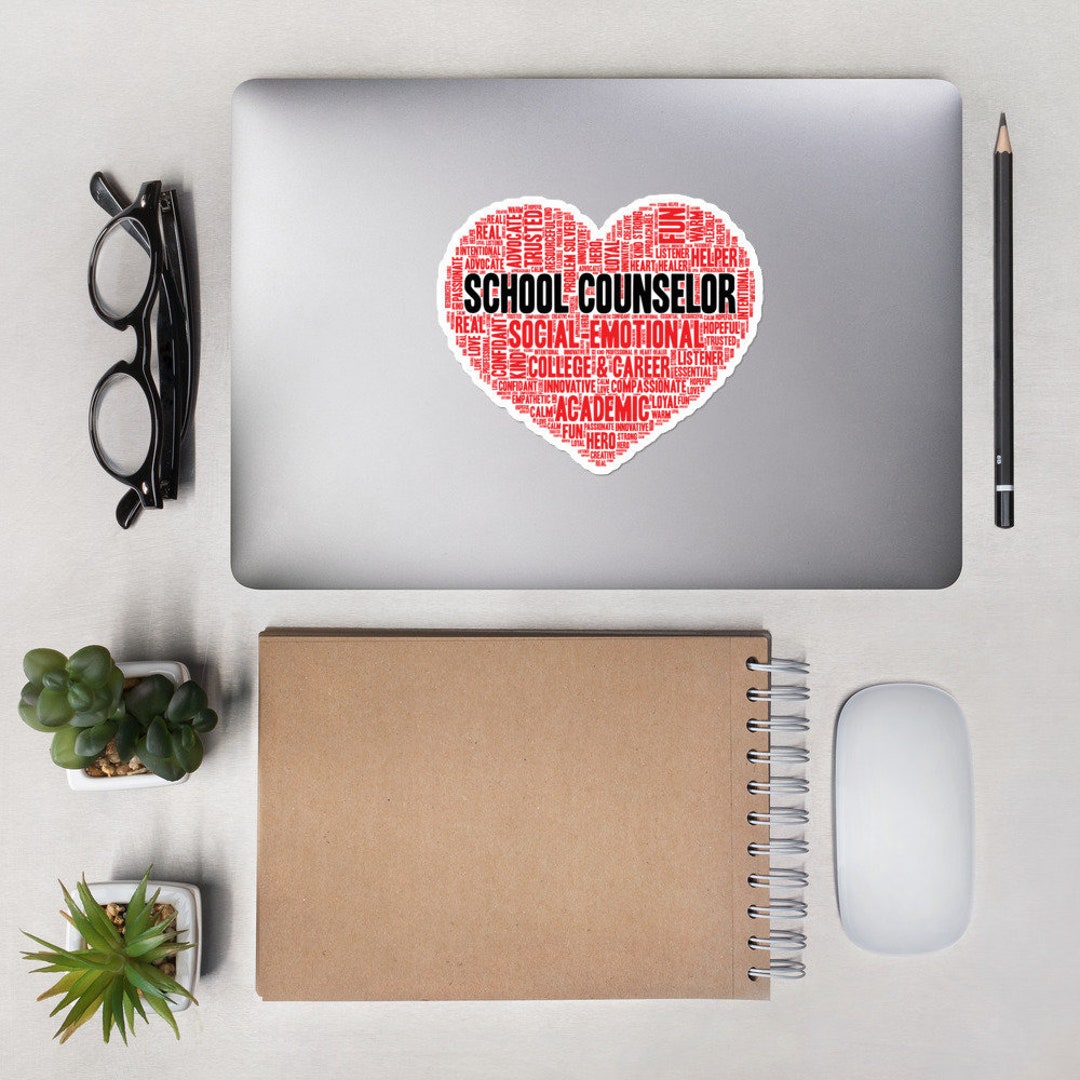Vinyl School Counselor Sticker, Phone Laptop Quote Statement Sticker ...