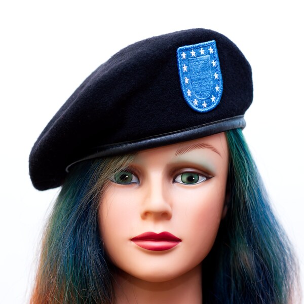 Military Black Beret - Etsy