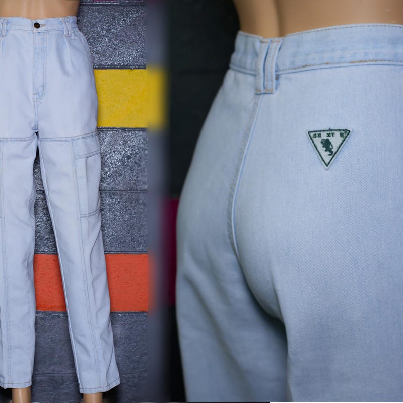 Jeans With M on Back Pocket - Etsy