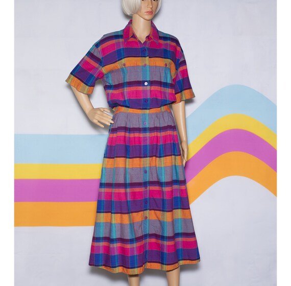 1980s vintage plaid - Gem