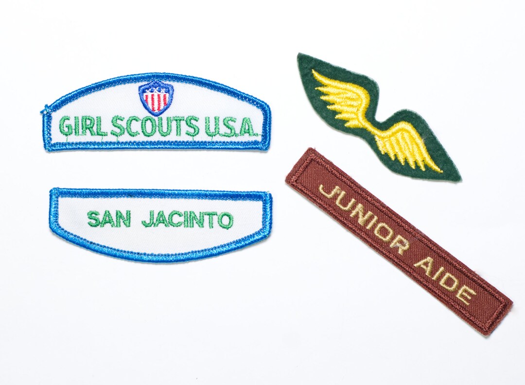 Vintage 1980s Girl Scout Patch Badges - Etsy