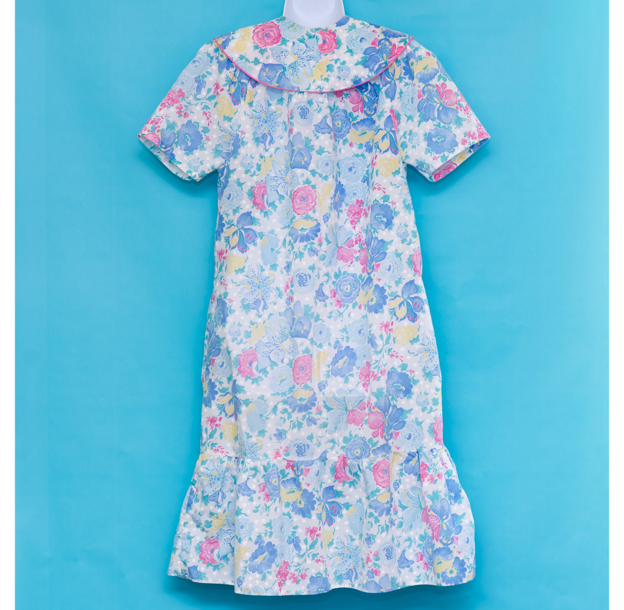 Vintage Floral Housecoat Large 2 - Etsy