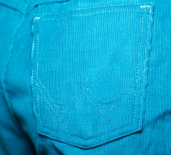Rare Vintage 70s/80s NOS Teal Wrangler Cords | Small/… - Gem