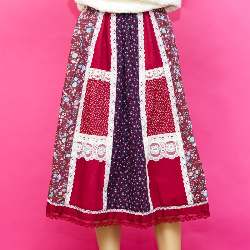 Patchwork Skirt - Etsy