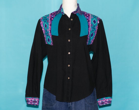 vintage 80s western shirt - Gem