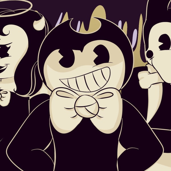 Bendy and the Ink Machine Poster - Etsy