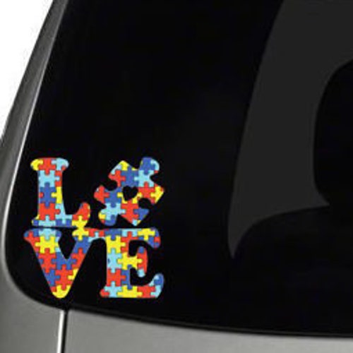 Autism Awareness Heart Car Truck Decal Sticker | Etsy