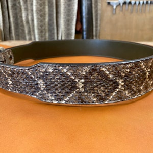 Diamondback Rattlesnake Taper Belt - Etsy