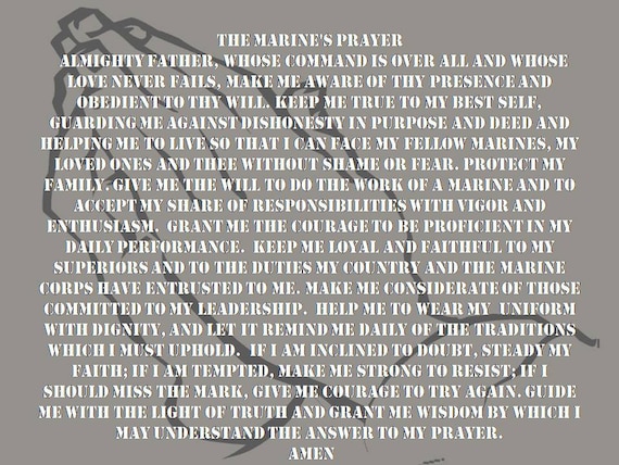 Us Marines Prayer