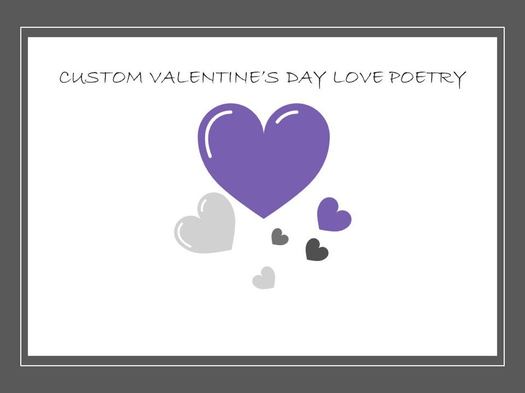 Custom Valentine's Day Poem, Original Valentine's Poetry, Personalized ...