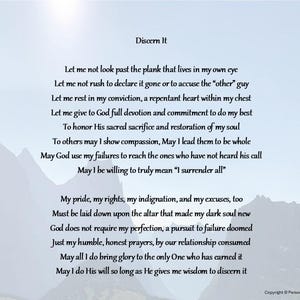 Discern It A Poem by Personal Wordsmith, Christian Poetry, Will of God ...