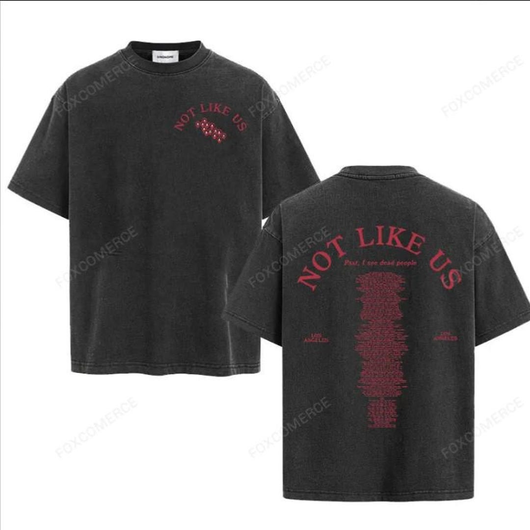 Kendrick Lamar Not Like Us Tour T-shirt – New Album Hip Hop Vintage ...