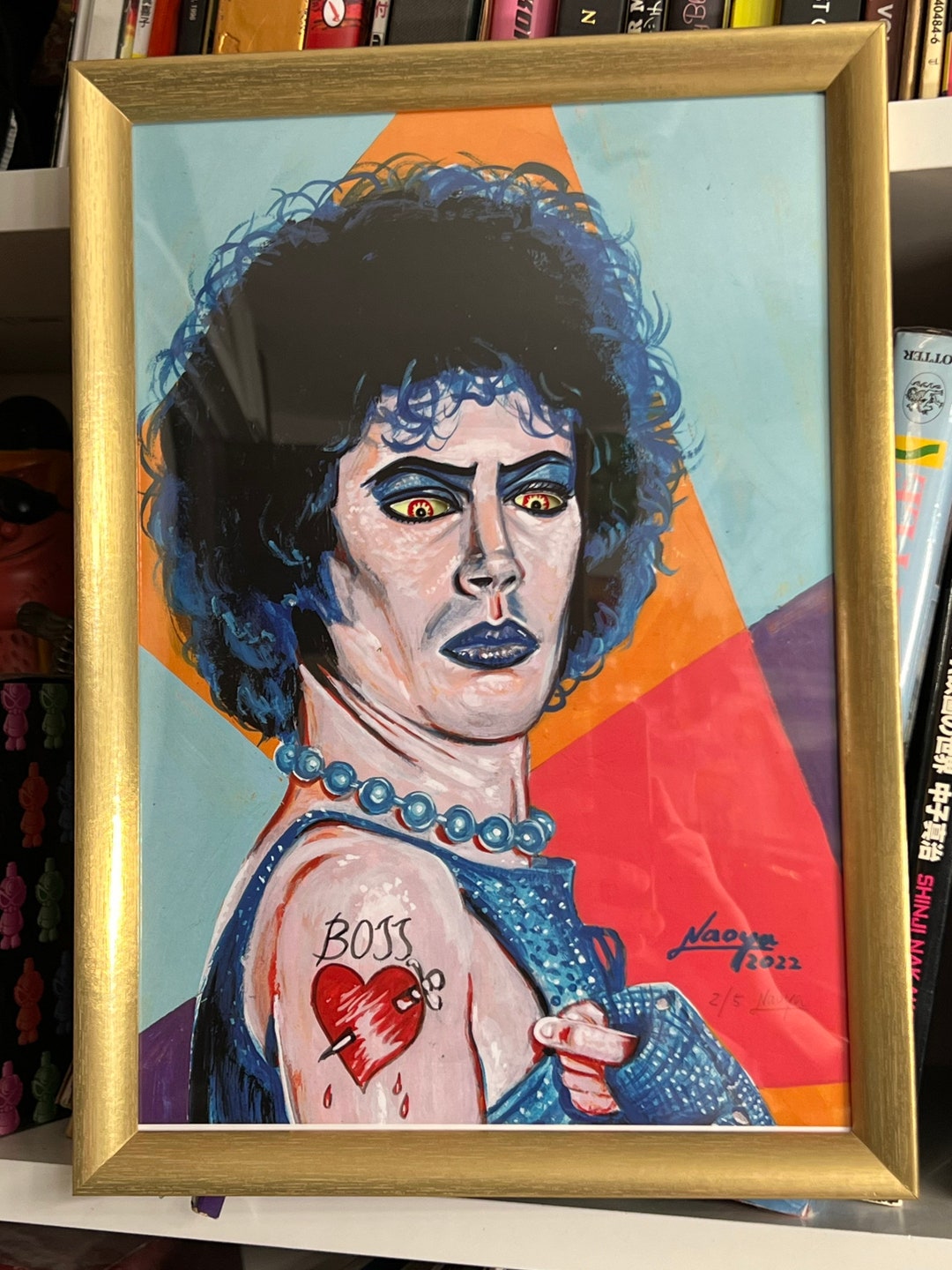 Moving and Glowing Frank N Furter Eyes Limited Prints - Etsy