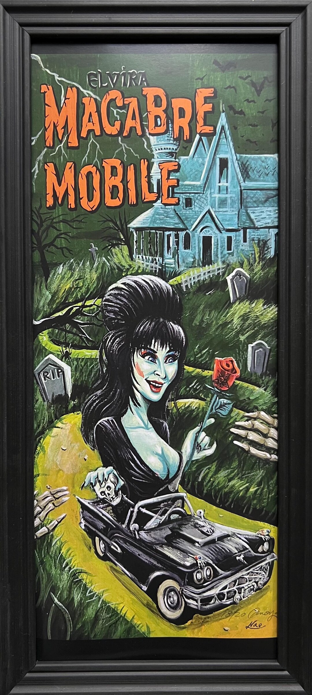 Elvira's Macabre Mobile Limited Prints - Etsy
