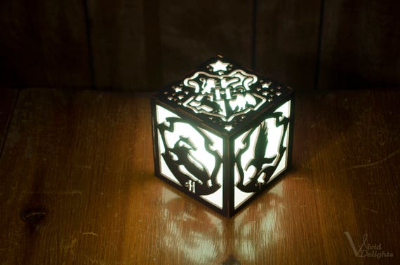 Harry Potter Hogwarts Inspired Custom Glitter Light Up LED Plug-In ...