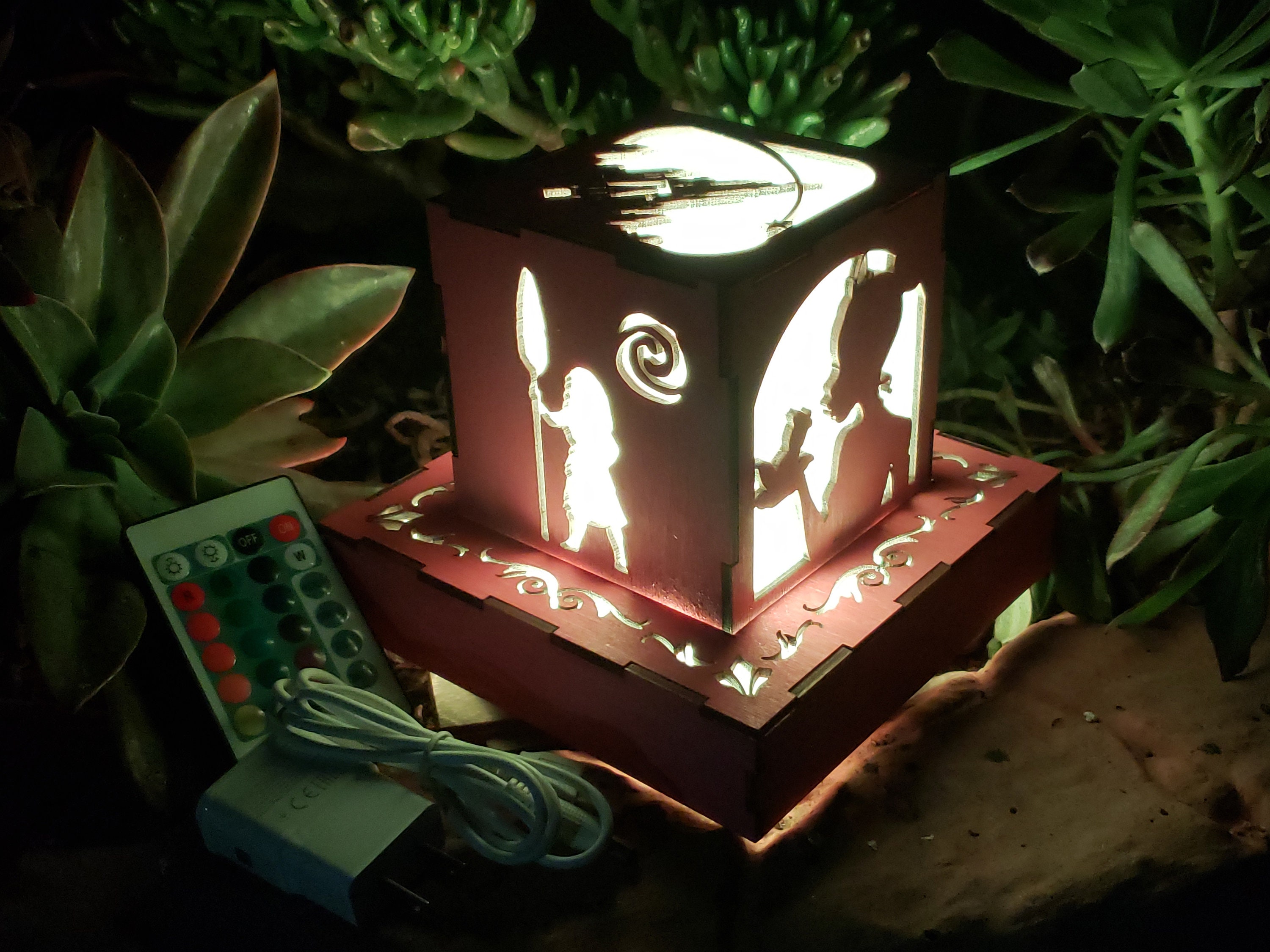 Modern Princess Inspired Color LED Lantern With Outlet Powered - Etsy