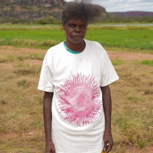 Marebu woven Mats Cotton T-shirt Aboriginal Art, Aboriginal Clothing ...