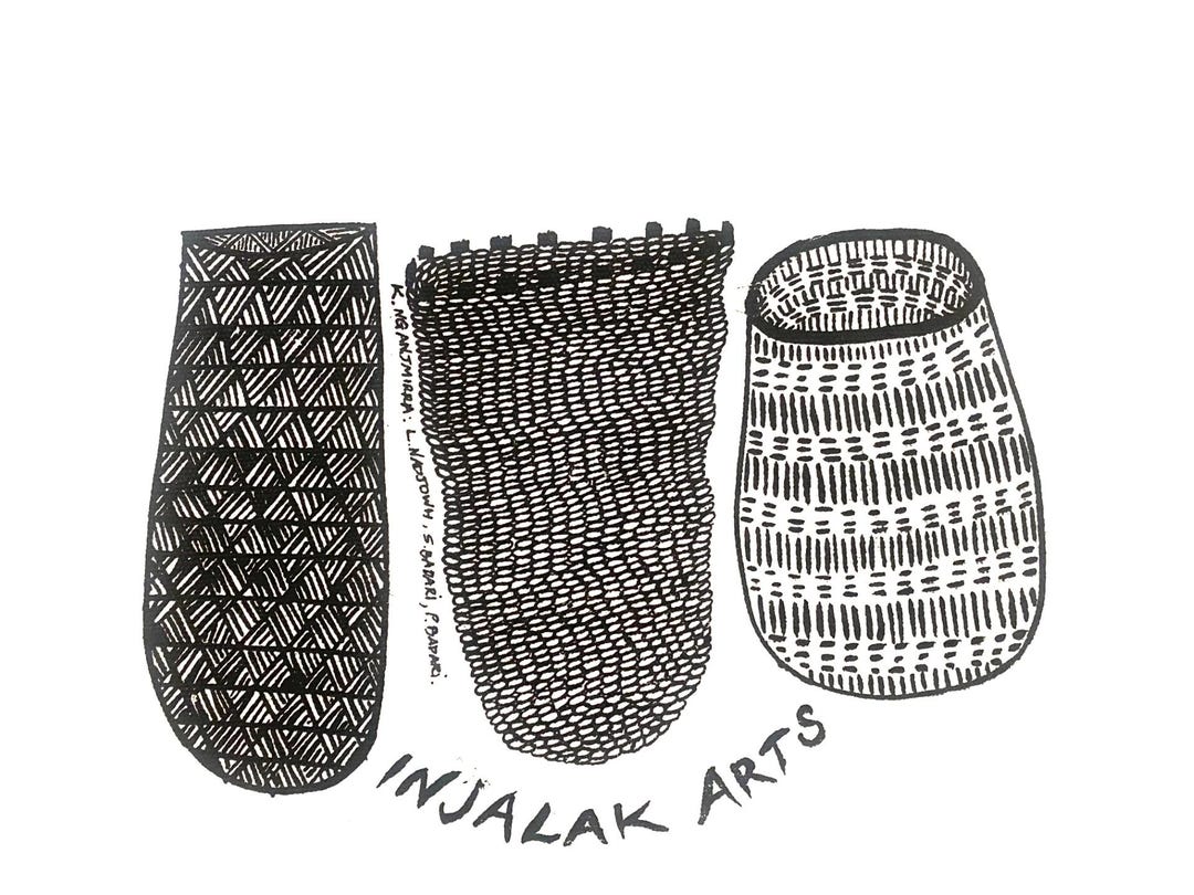 Dilly Bag White Tote Bag Aboriginal Art, Indigenous Art, Printed Tote ...