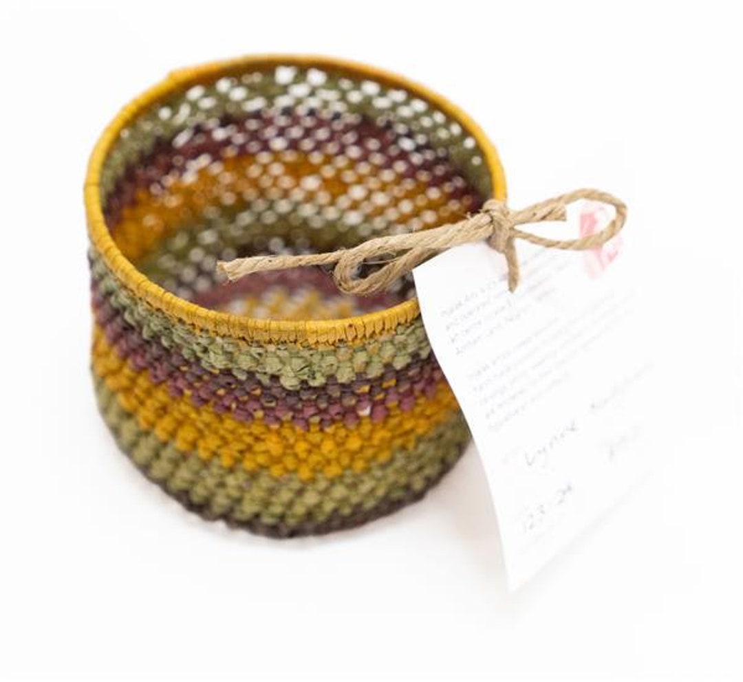Pandanus Woven Basket | Indigenous Art, Aboriginal, Handwoven Basket ...