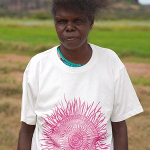 Marebu woven Mats Cotton T-shirt Aboriginal Art, Aboriginal Clothing ...