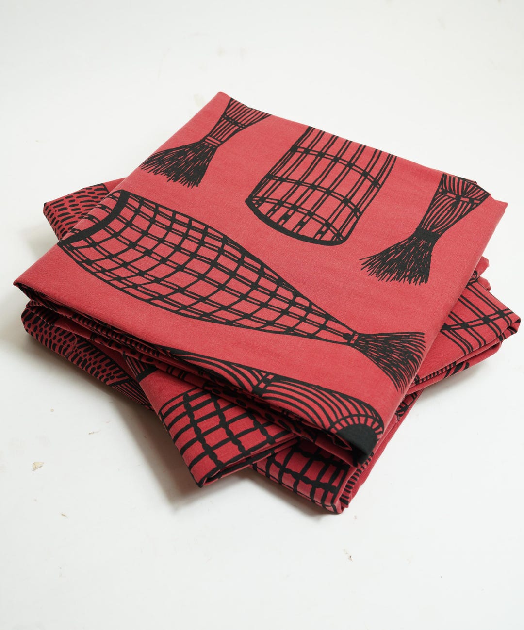 Mandjabu (fish Trap) by Injalak Women Screen-printed on Tencel Linen ...